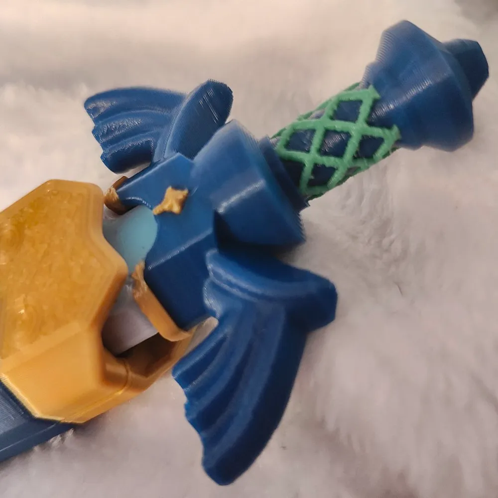 New Master Sword - Magnetic Fidget Toy Sword - Free 3D Print Model ...