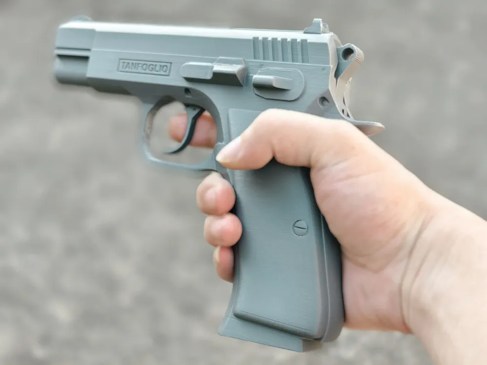 Tanfoglio T-95 toy (One-piece, Structureless) - Free 3D Print Model ...