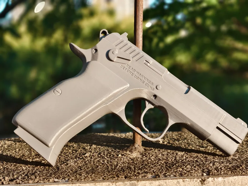 Tanfoglio T-95 toy (One-piece, Structureless) - Free 3D Print Model ...