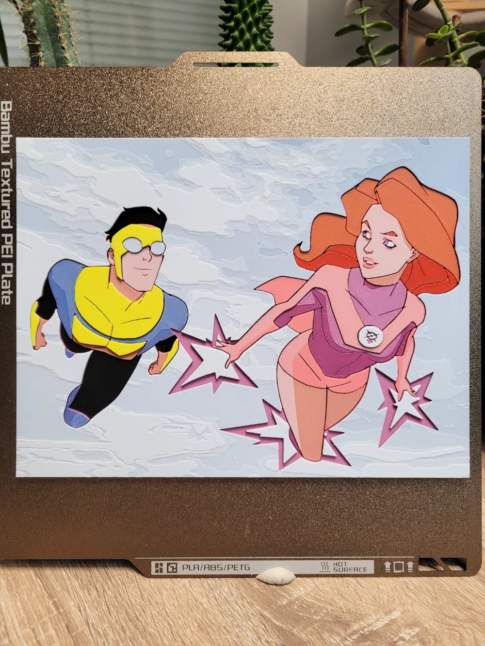 Invincible - Mark & Eve - Hueforge 235x176 by Vincent111 MakerWorld ...