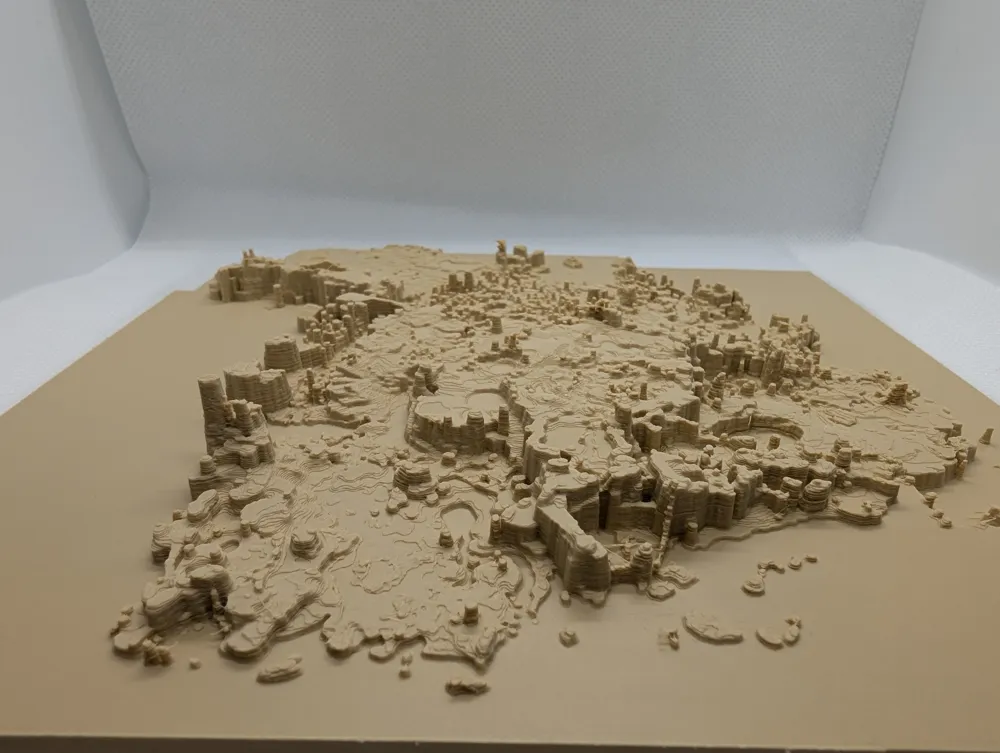 Satisfactory World Map - Free 3D Print Model - MakerWorld