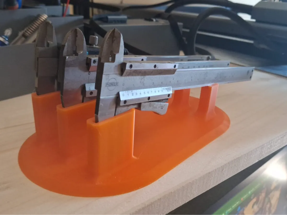 Three-Caliper Stand - Free 3D Print Model - MakerWorld