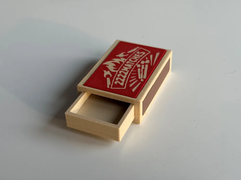 MatchBox Puzzlebox | 12 Step Puzzlebox (True Size) - Free 3D Print ...