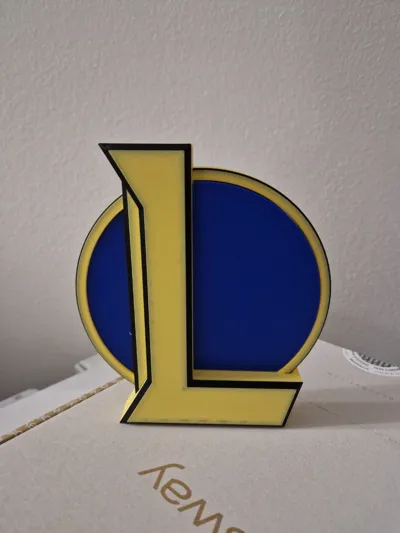 League of Legends Logo LoL by 3D2All - MakerWorld