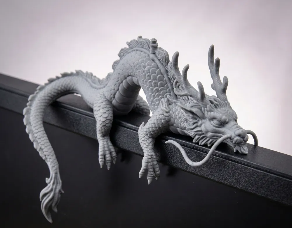 Ancient oriental dragon monitor - Free 3D Print Model - MakerWorld