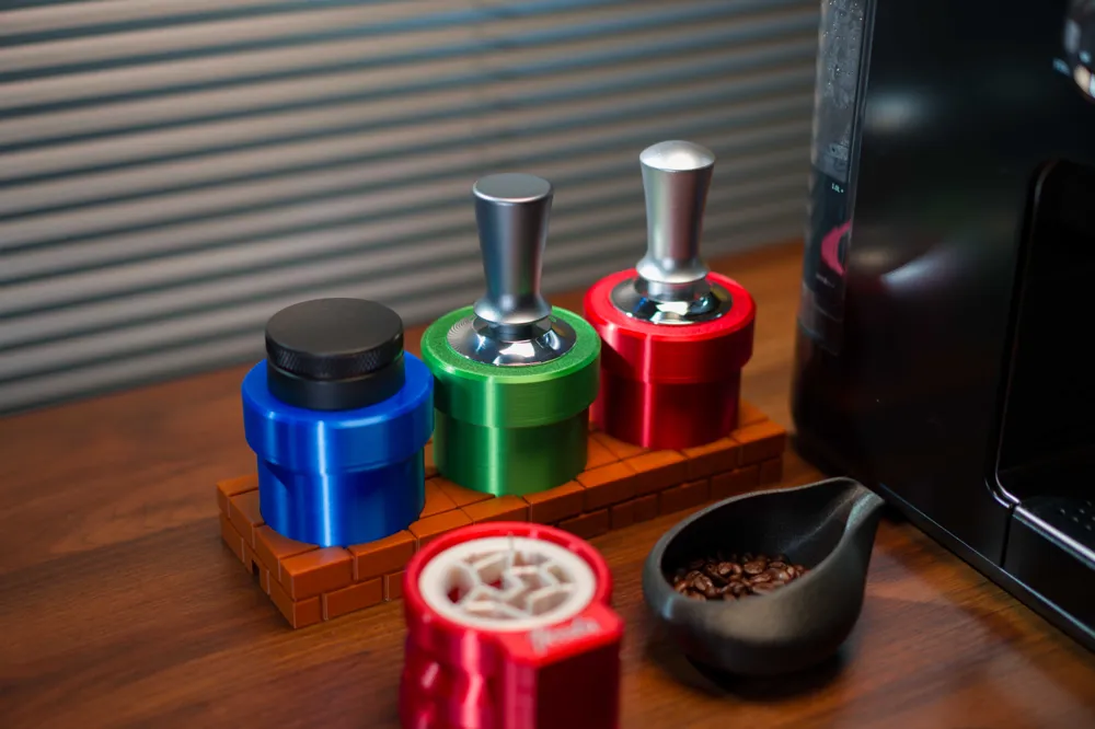 Mario plumbing tamper storage by Ikeda - MakerWorld