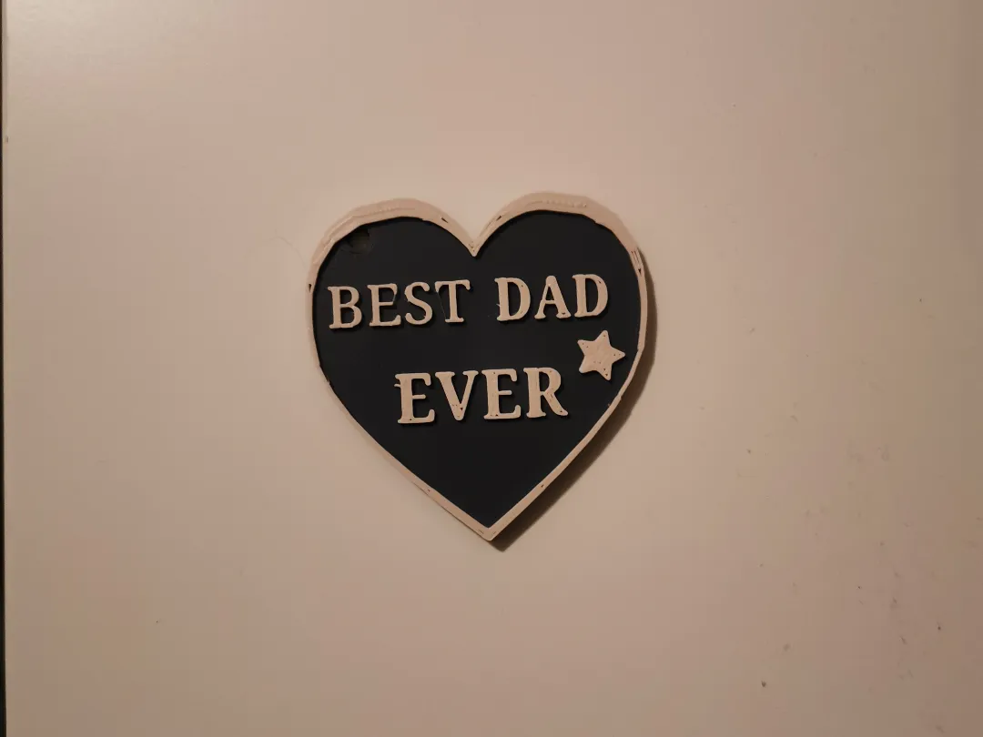 BEST DAD EVER KEYCHAIN - Free 3D Print Model - MakerWorld