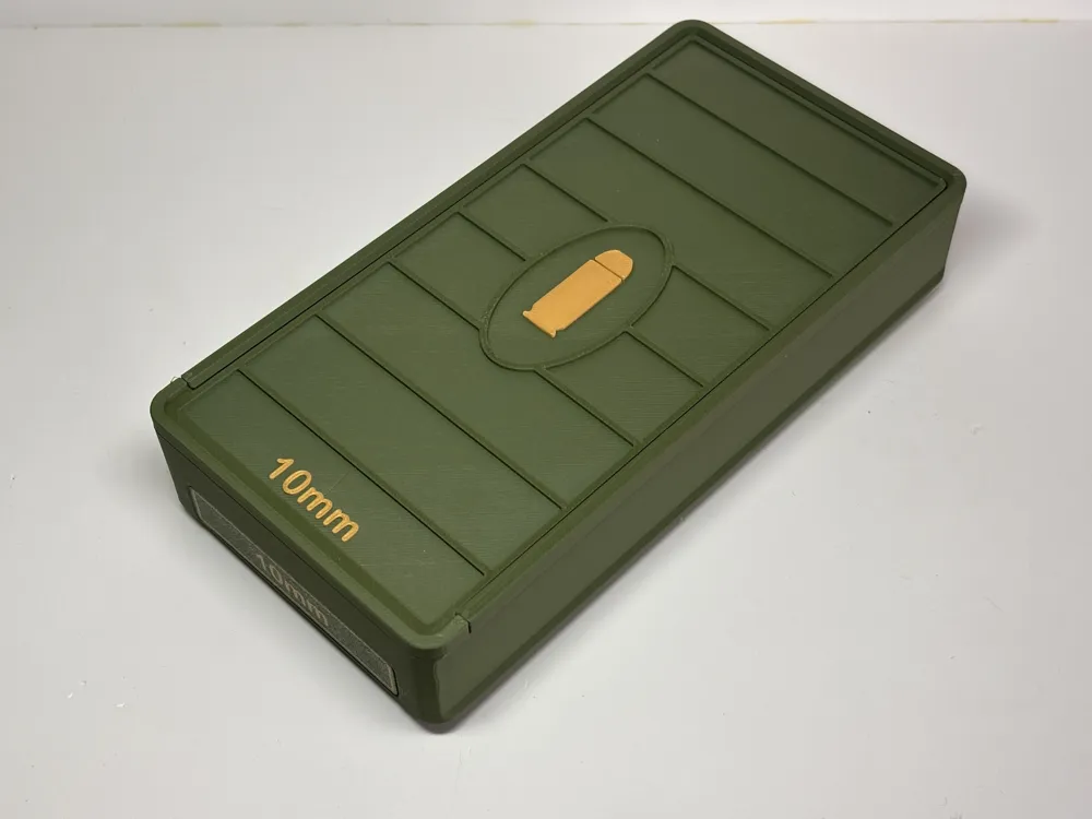Ammo Storage Box 10mm 105 Rounds - Free 3D Print Model - MakerWorld