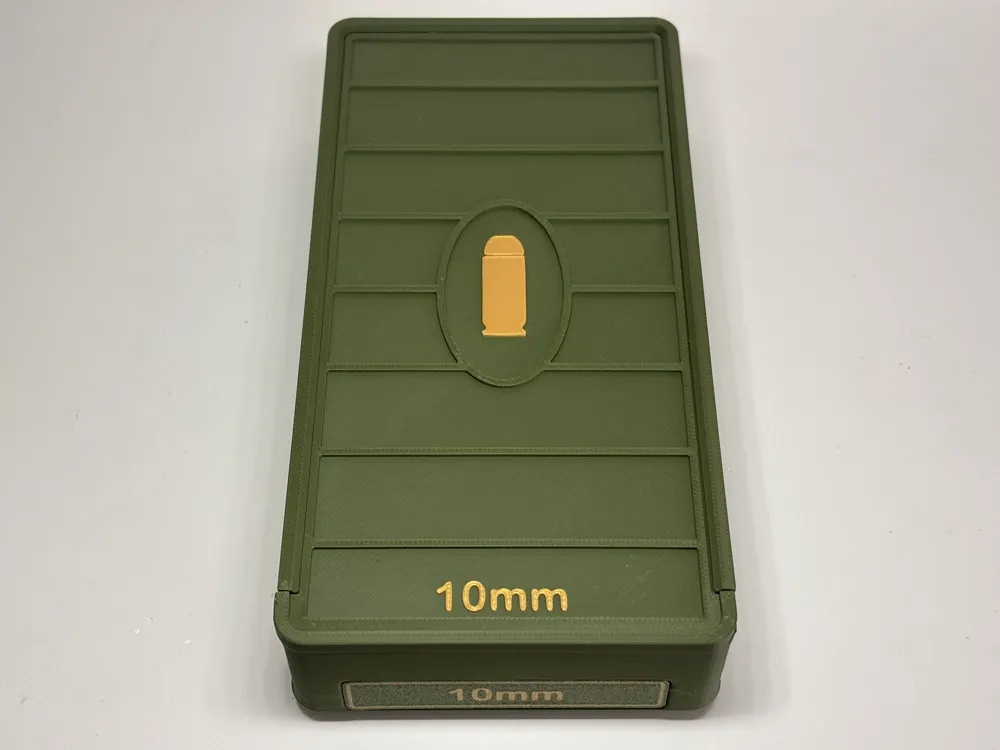 Ammo Storage Box 10mm 105 Rounds - Free 3D Print Model - MakerWorld