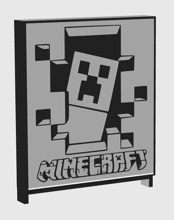 Minecraft lightbox without ams or with by Hrbecek - MakerWorld