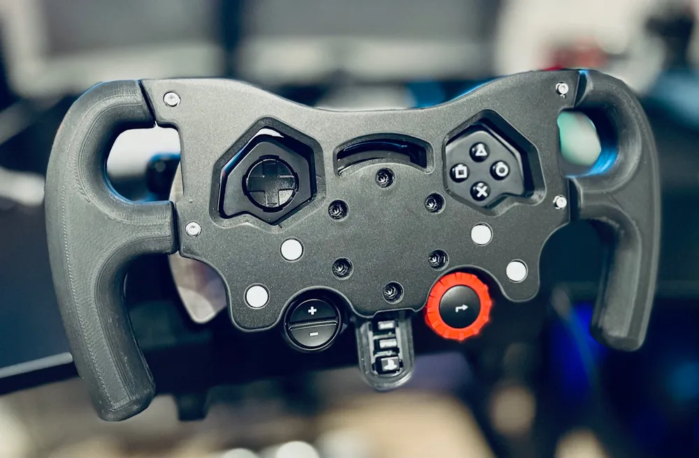 Logitech F1 Style Steering Wheel (2025 Update!) - Free 3D Print Model ...