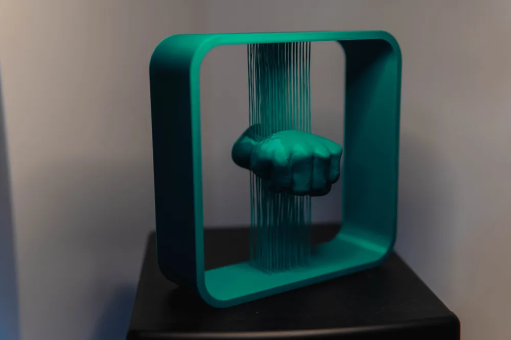 Hulk Fist Suspended String Art by theStonefox MakerWorld: Download Free ...