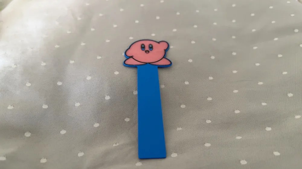 Kirby Bookmark - Free 3D Print Model - MakerWorld