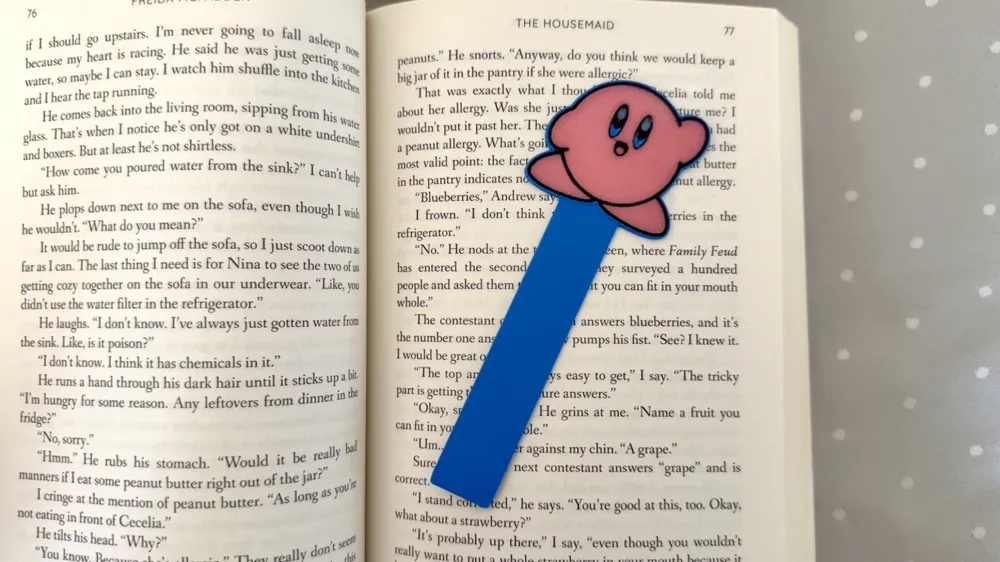 Kirby Bookmark - Free 3D Print Model - MakerWorld