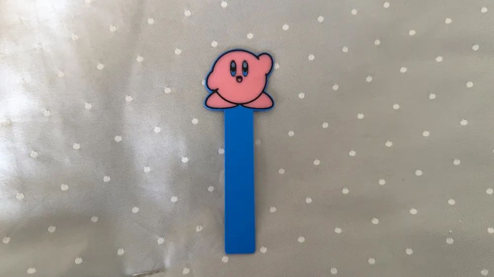 Kirby Bookmark - Free 3D Print Model - MakerWorld