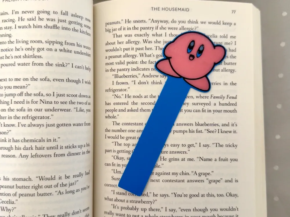 Kirby Bookmark - Free 3D Print Model - MakerWorld