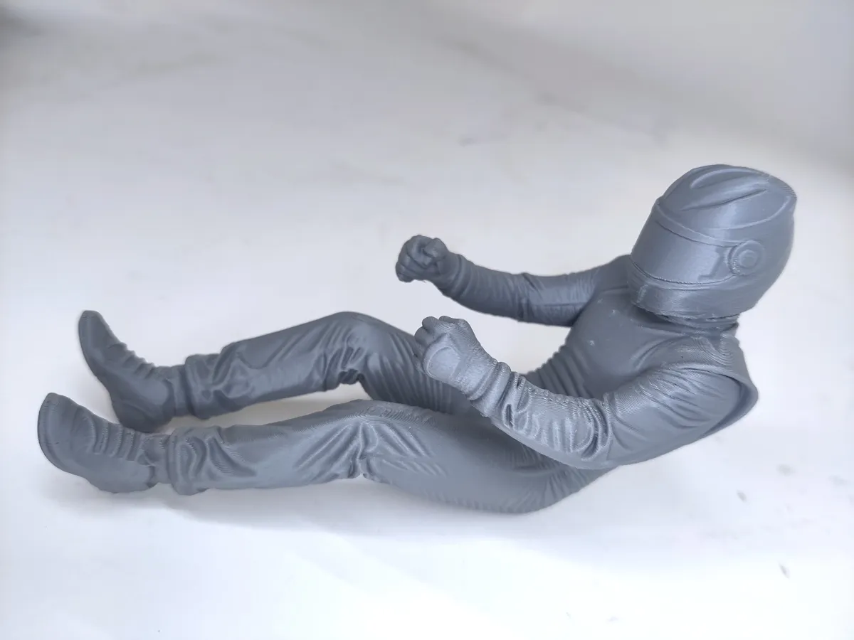 Race car driver male figure 1:10 - Free 3D Print Model - MakerWorld