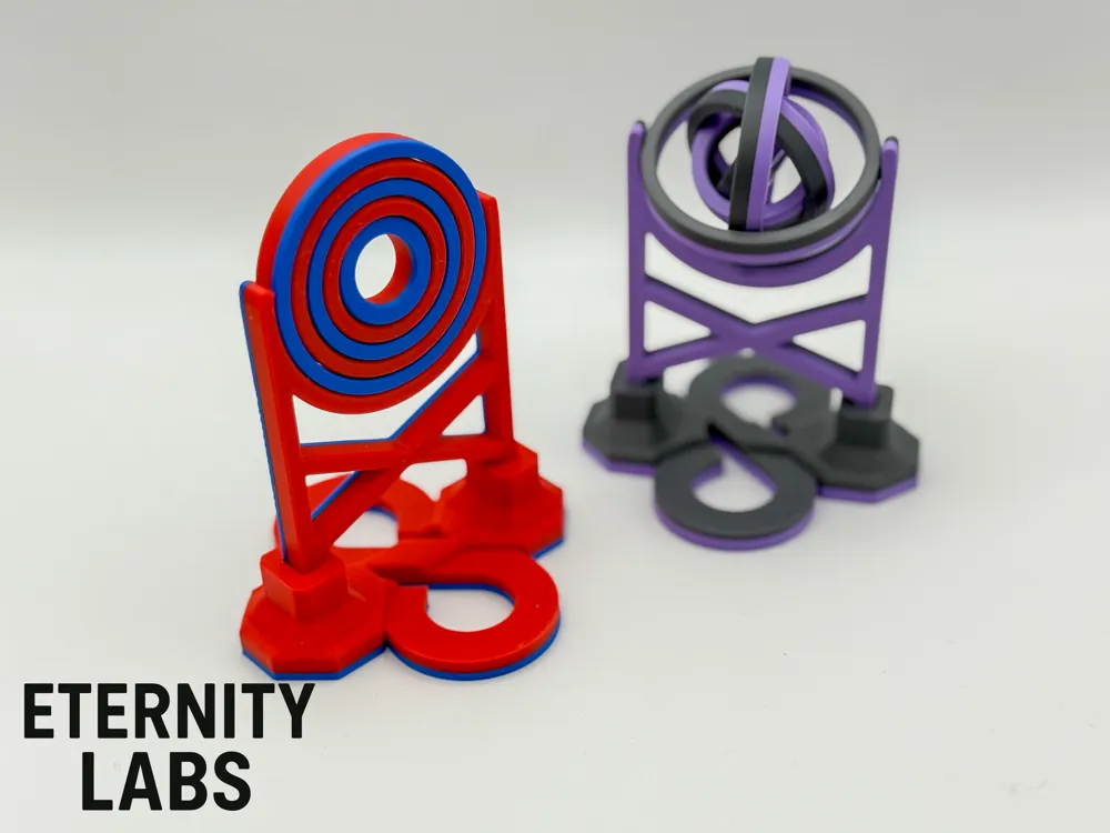 Gyro Pop Stand Fidget - Desk Toy - Free 3D Print Model - MakerWorld