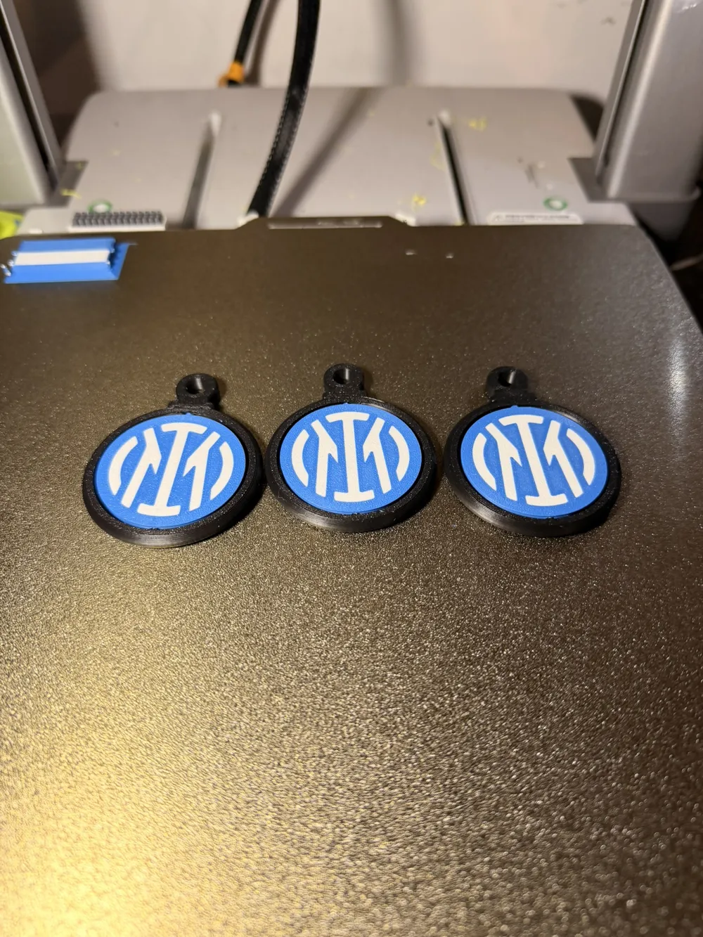 rotating keychain inspired by Inter Milan - Free 3D Print Model ...