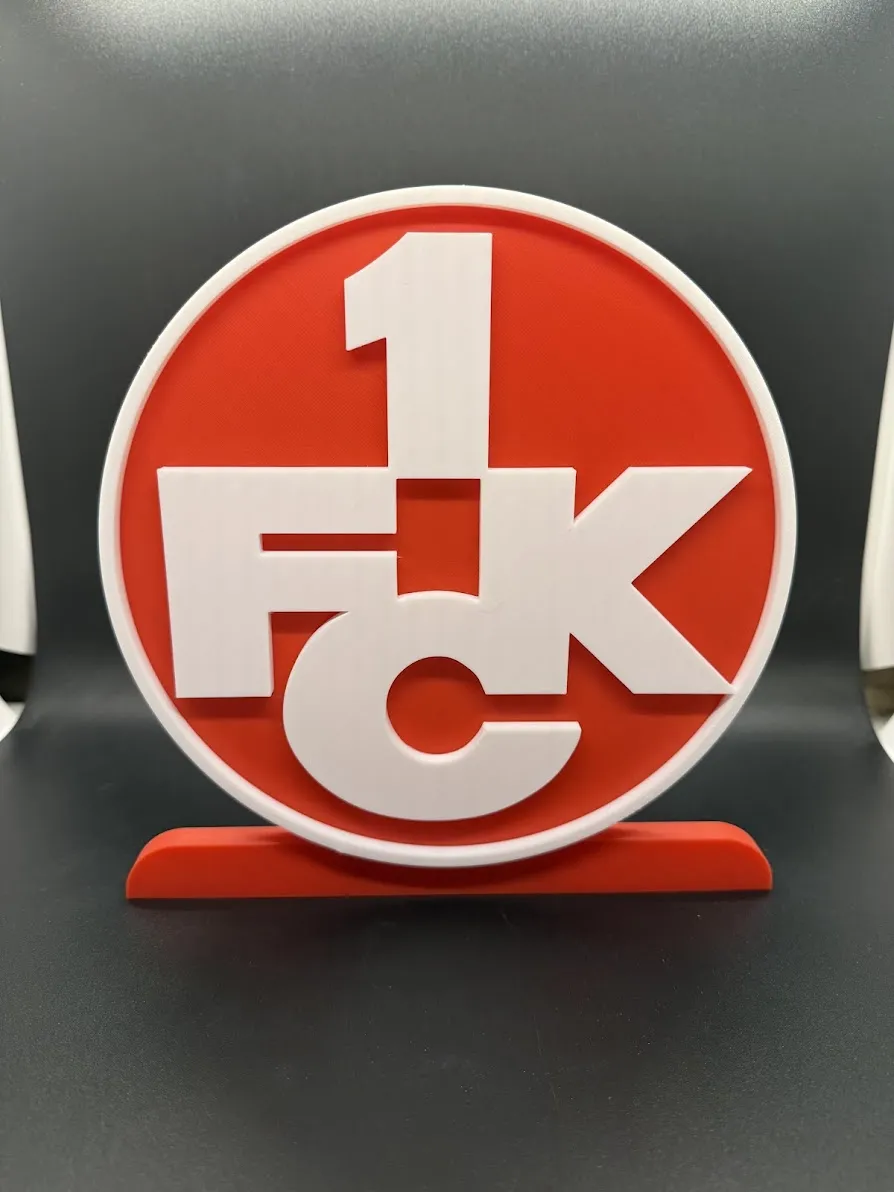 1. FCK Logo Stand V2 – Faster & More Economical - Free 3D Print Model ...