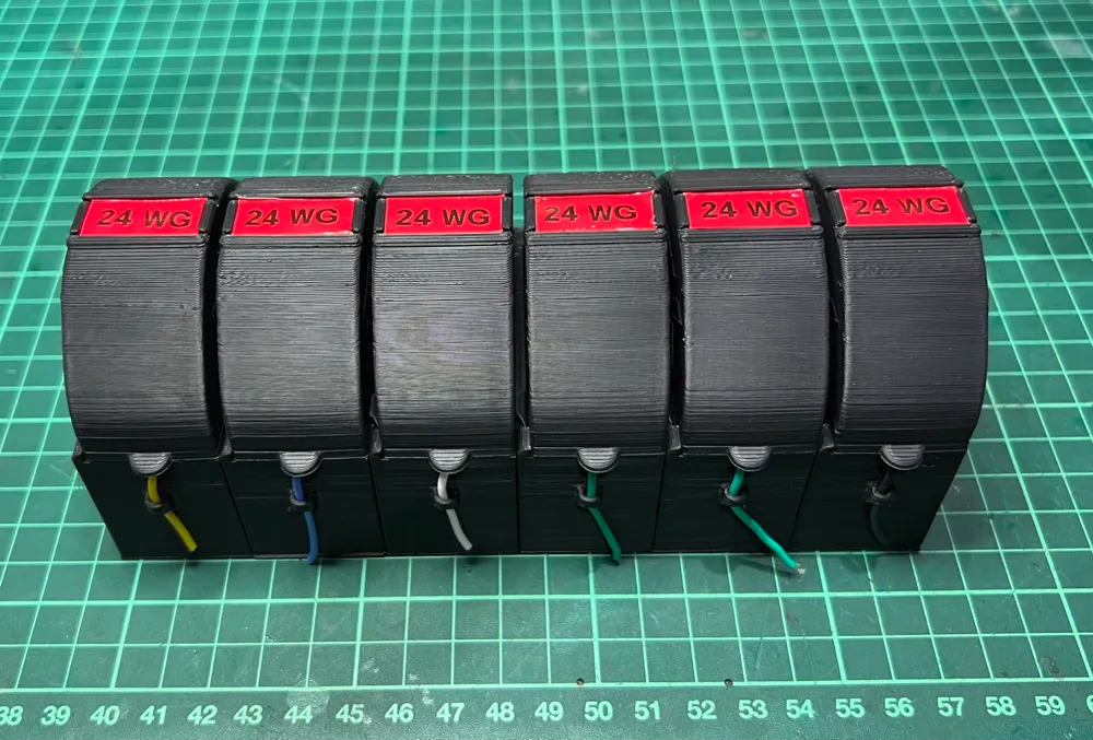 Modular Stackable Box for wire Awg Dymo labels by DKdevt - MakerWorld