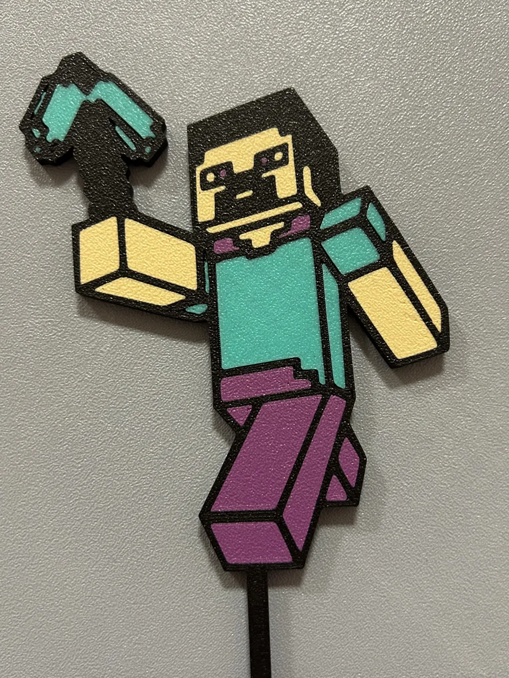 Minecraft steve cake topper by NagyMakerWorld: Download Free 3D Models