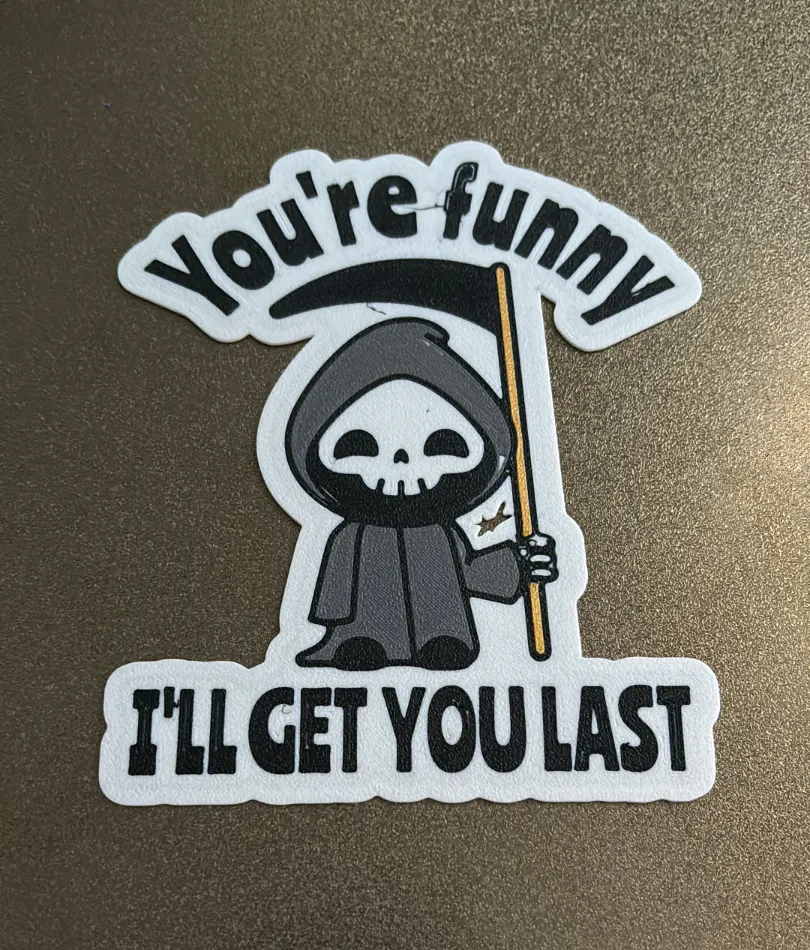 Cute little Grim Reaper Magnet by J3D Design - MakerWorld