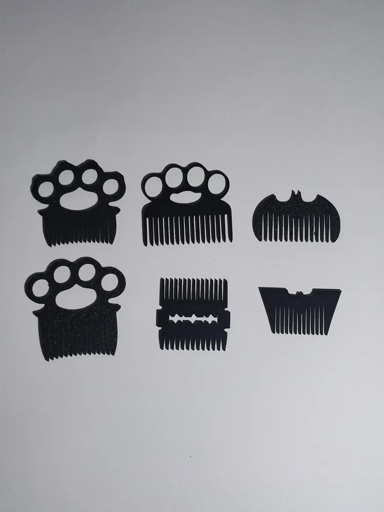 Urban Edge Combs Collection: Tactical Grooming - Free 3D Print Model ...