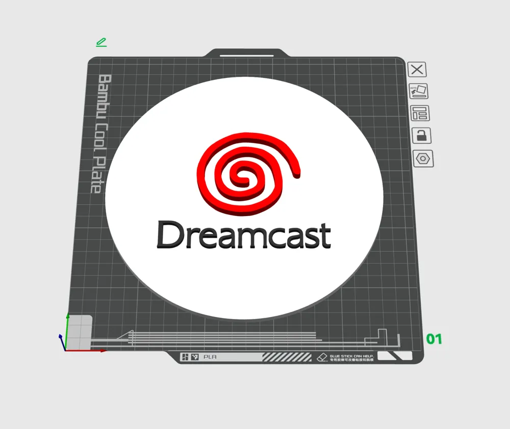 Dreamcast Sign by user_1068934888 - MakerWorld
