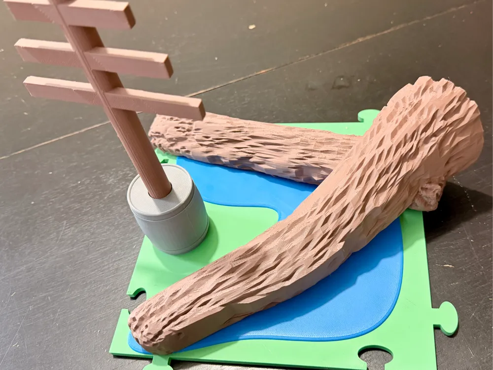 RC Crawler Park - Tree Trunks - Free 3D Print Model - MakerWorld