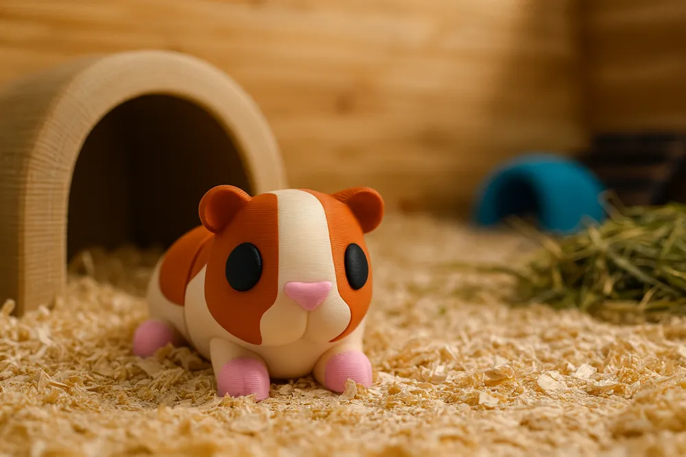 Guinea Pig - Articulated 3D Model by TheSirTiger MakerWorld: Download ...