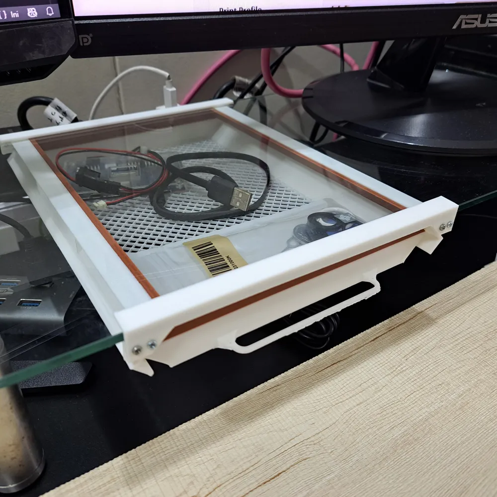 Drawer for Glass Monitor Stand - Free 3D Print Model - MakerWorld