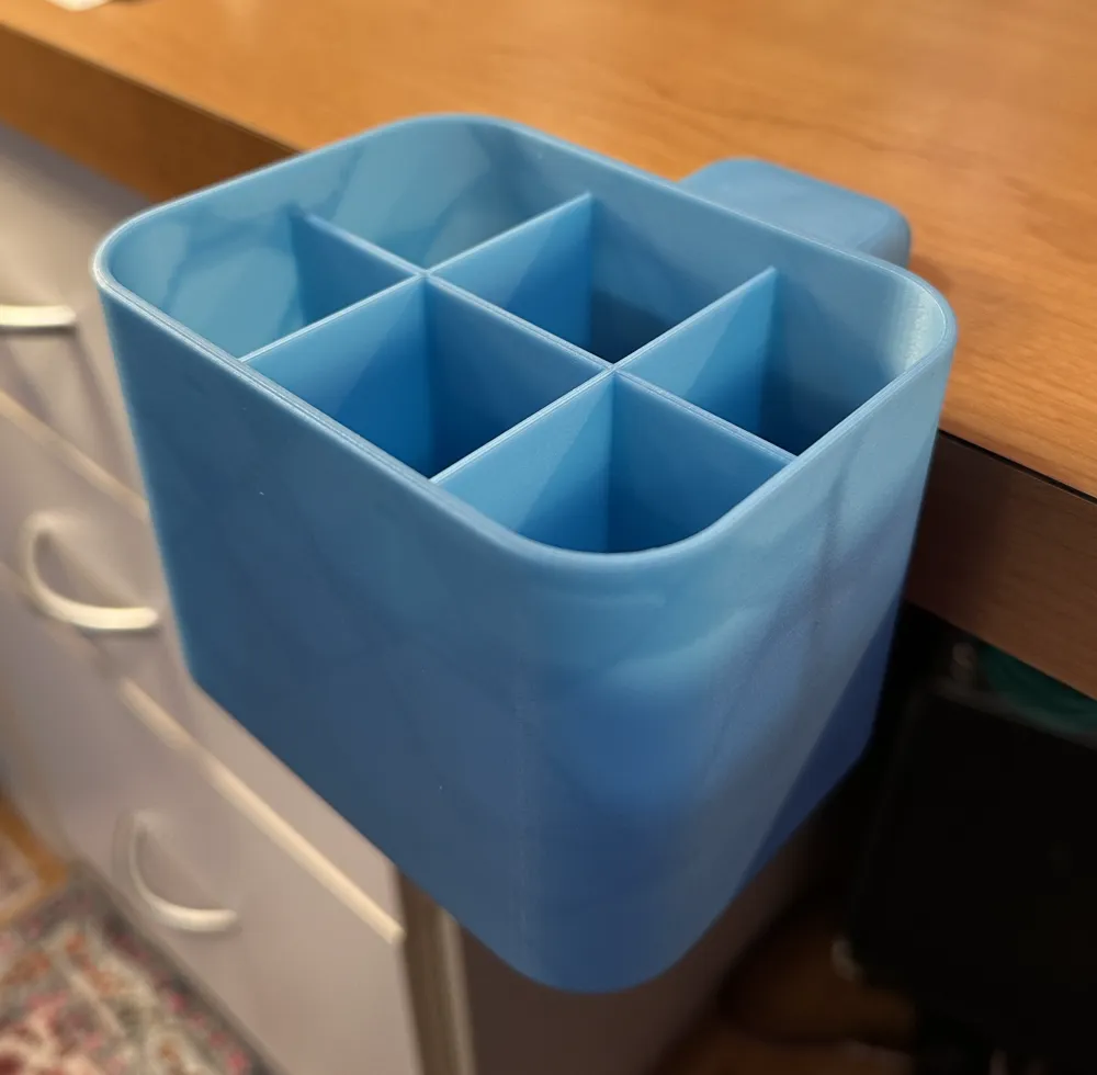 Clamp-on Desk Organizers - Pen Holder & Trash Bin by Lins MakerWorld ...