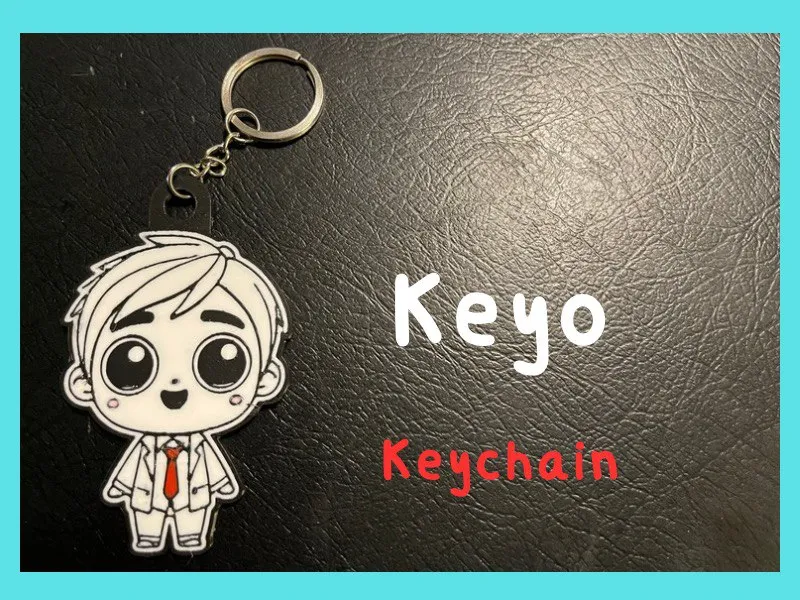 Keyo chibi keychain by Peppe3d - MakerWorld