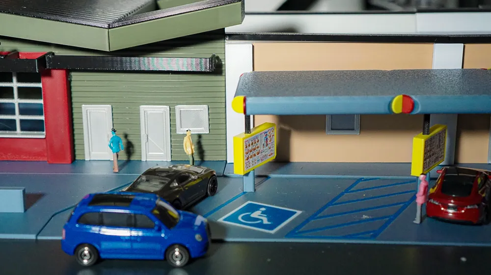 Sonic Drive-In Restaurant - 79 pc Model Set - Free 3D Print Model ...