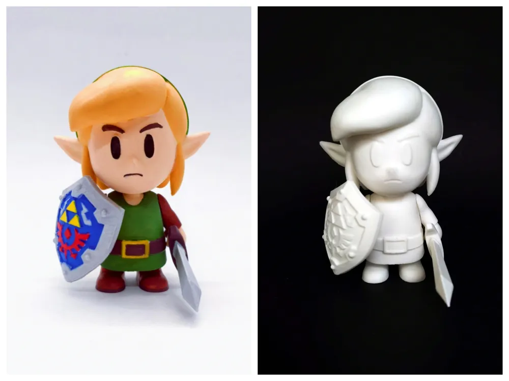 The Legend of Zelda - Link, Multipart (with decompressing and coloring ...