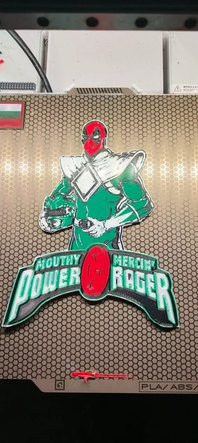 DeadPool Green Ranger Wallart by 3DPrintsForYou - MakerWorld