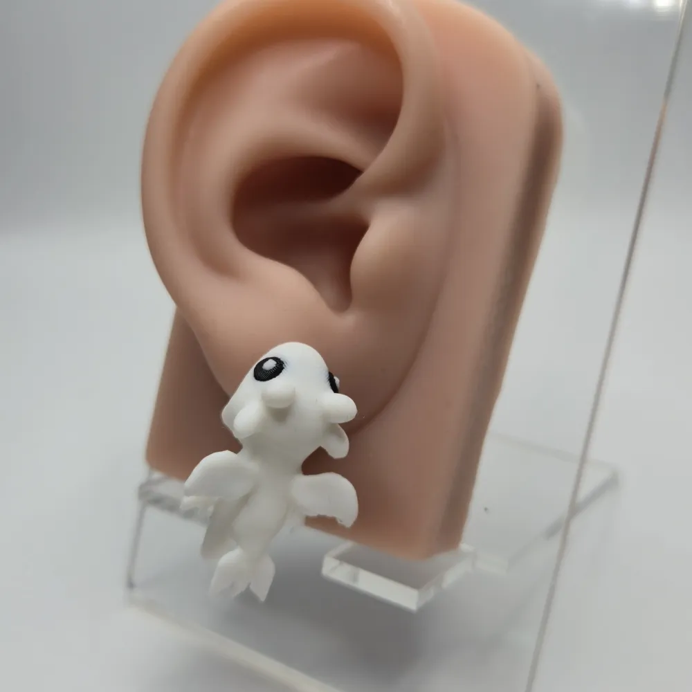 Toothless & Light Fury Chomper Earrings - Free 3D Print Model - MakerWorld