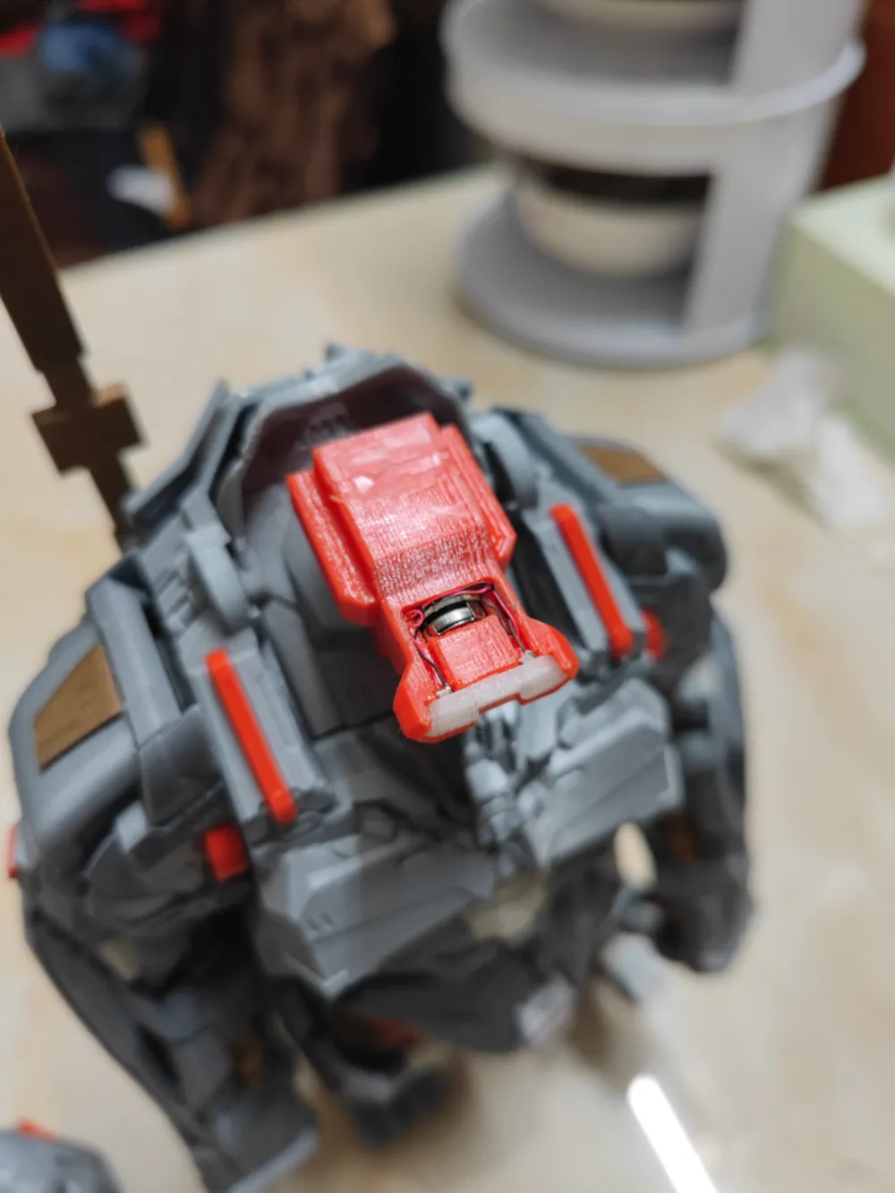 Luminous Mechanical Giant Head Replacement Part - Free 3D Print Model ...