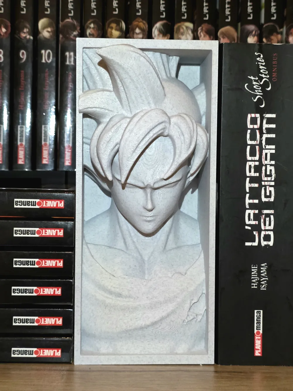Goku Ultra Instict - Dragon Ball - Book Nook - Free 3D Print Model ...