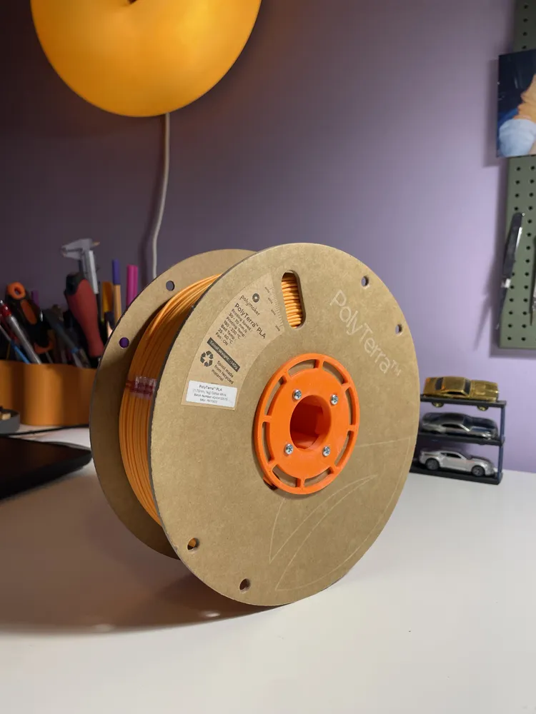 Spool adapter - refil filament - cardboard - spool by Sivar Studios MakerWorld: Download Free 3D ...