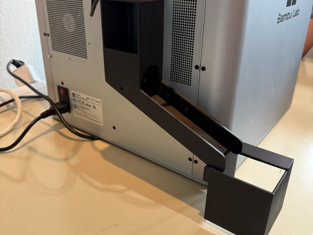 Poop bucket chute for X1 and P1 - Free 3D Print Model - MakerWorld