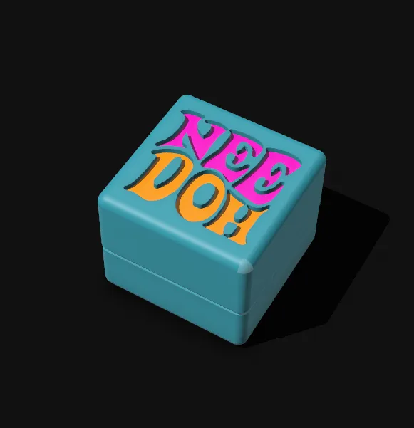 NeeDoh Cube Clicker - Free 3D Print Model - MakerWorld