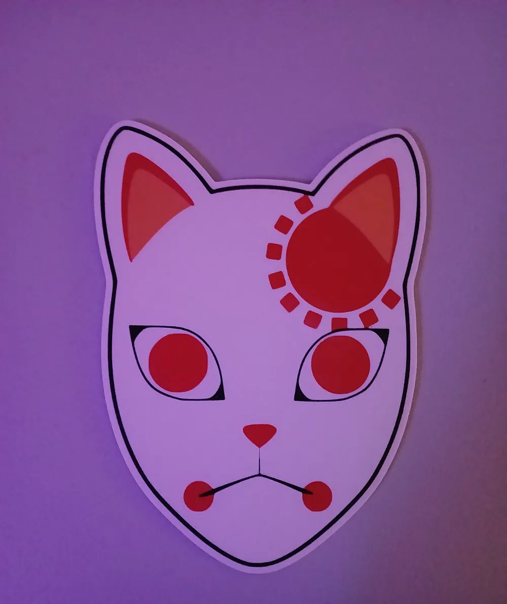 Demon Slayer Warding Mask (Fox Mask) by @LathanKreative - MakerWorld