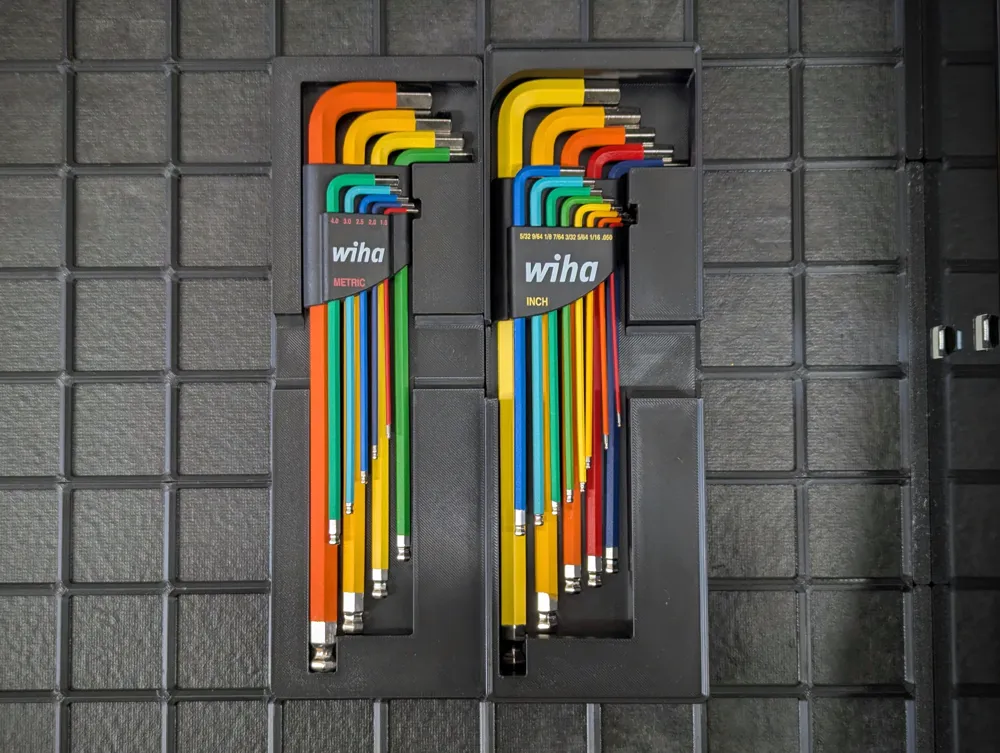 Wiha Hex L-Key (Allen Key) Holder - Gridfinity by Plastic Robot ...