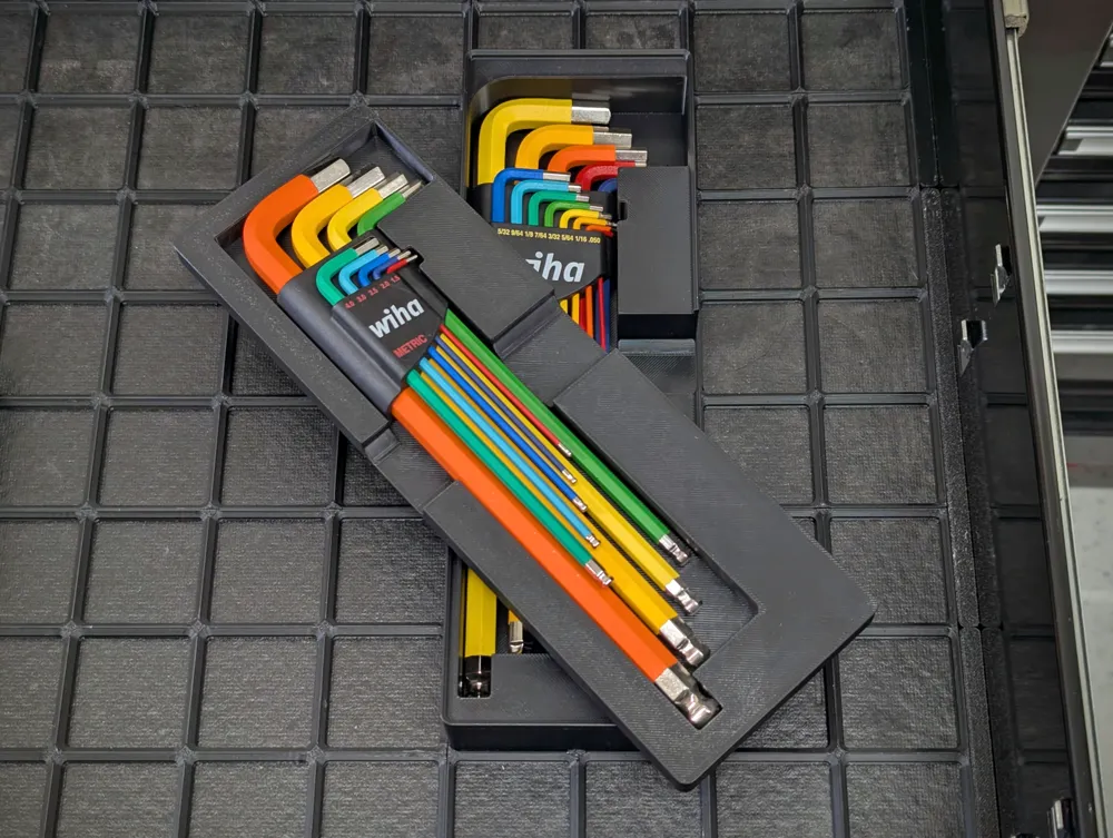 Wiha Hex L-Key (Allen Key) Holder - Gridfinity by Plastic Robot ...