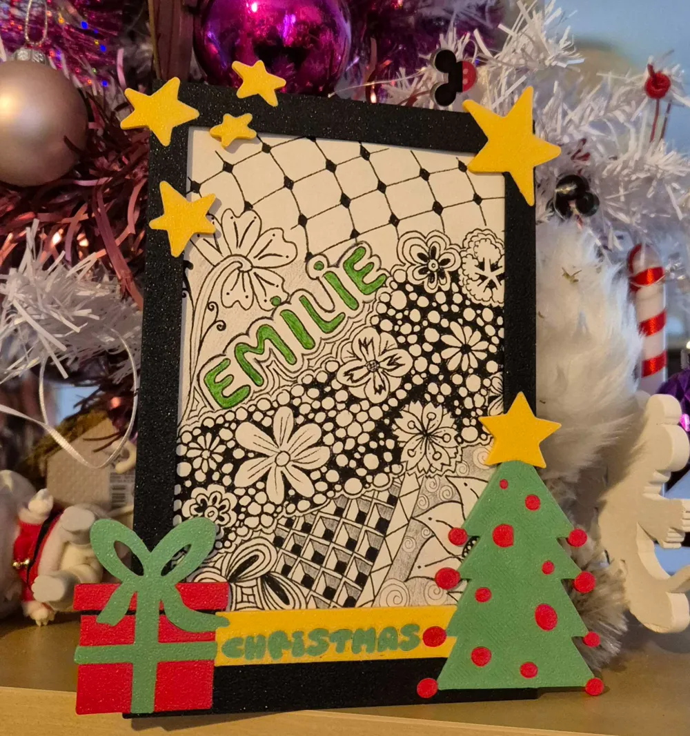 marco de fotos navideño por MissNekotaku MakerWorld: Descarga Modelos ...