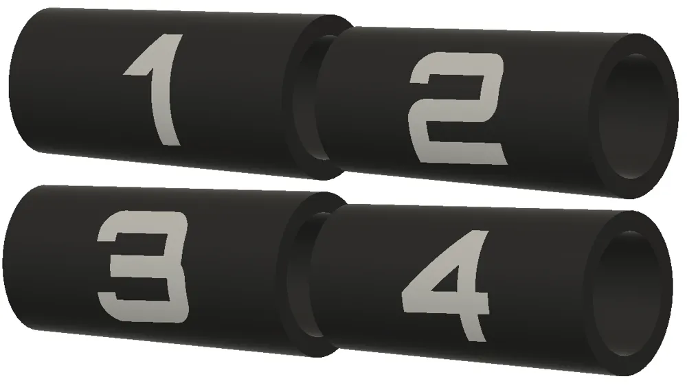 AMS Lite PTFE Guide Labels by ondrovic - MakerWorld