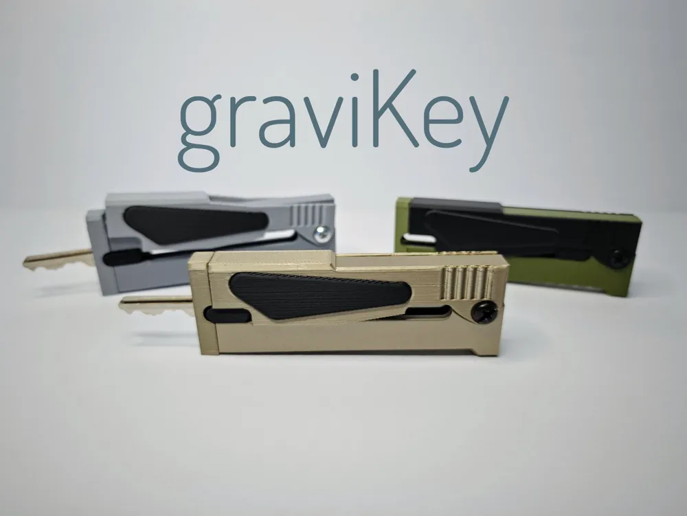 Gravity Knife Style Key Holder Fidget Toy - Free 3D Print Model ...