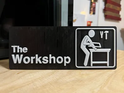 The Workshop - The Office Sign by UseLess Engineering - MakerWorld